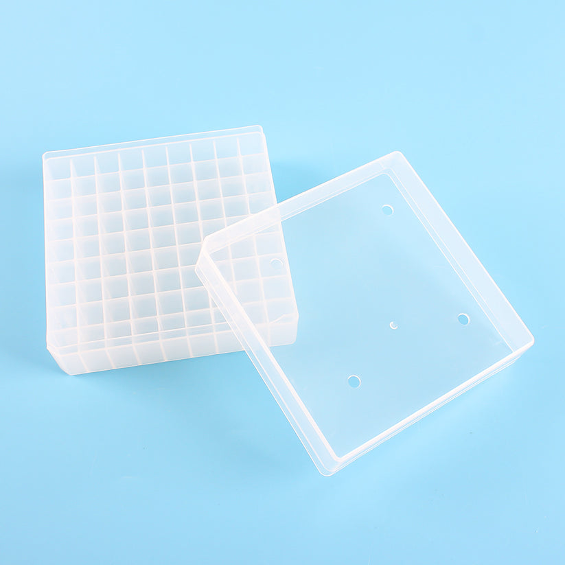 Cryo box polypropylene, for 2ml vials with 81 places – LabBuddy
